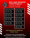 Tryout Schedule – Welland Soccer Club